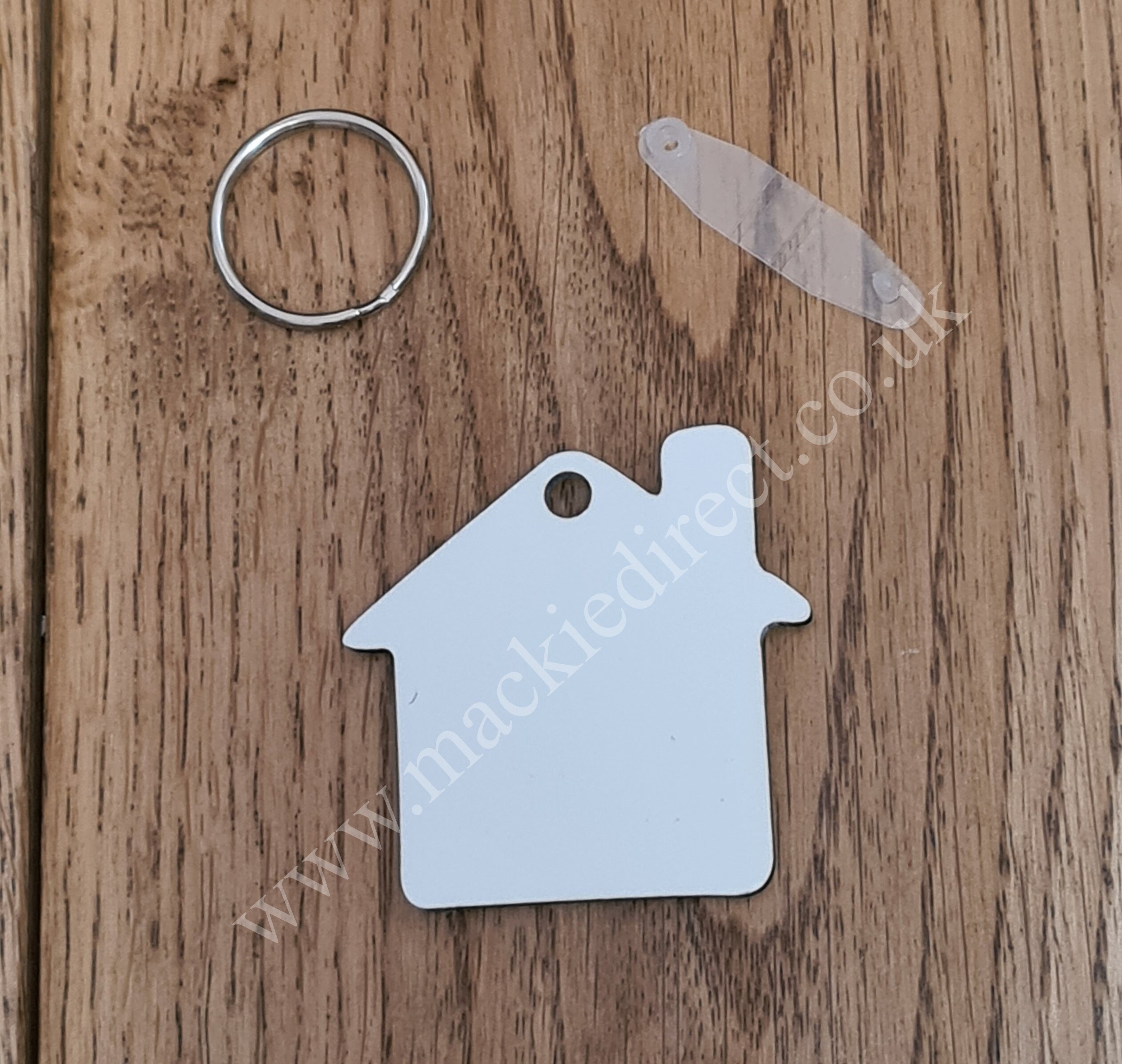 10 X Blank Sublimation House Shaped Keyrings, Double Sided - Etsy