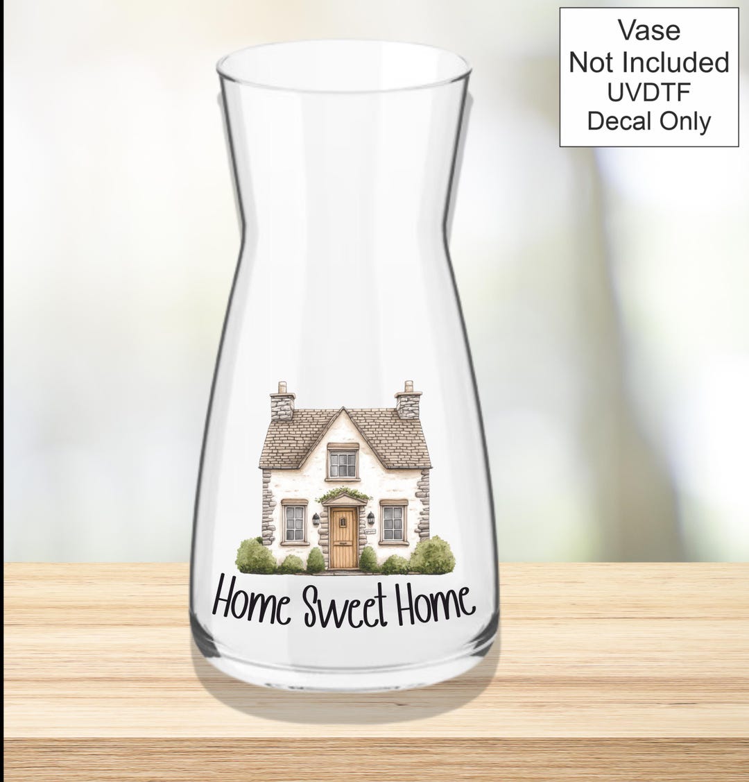 UVDTF New Home - House Design Decal Sticker - Etsy