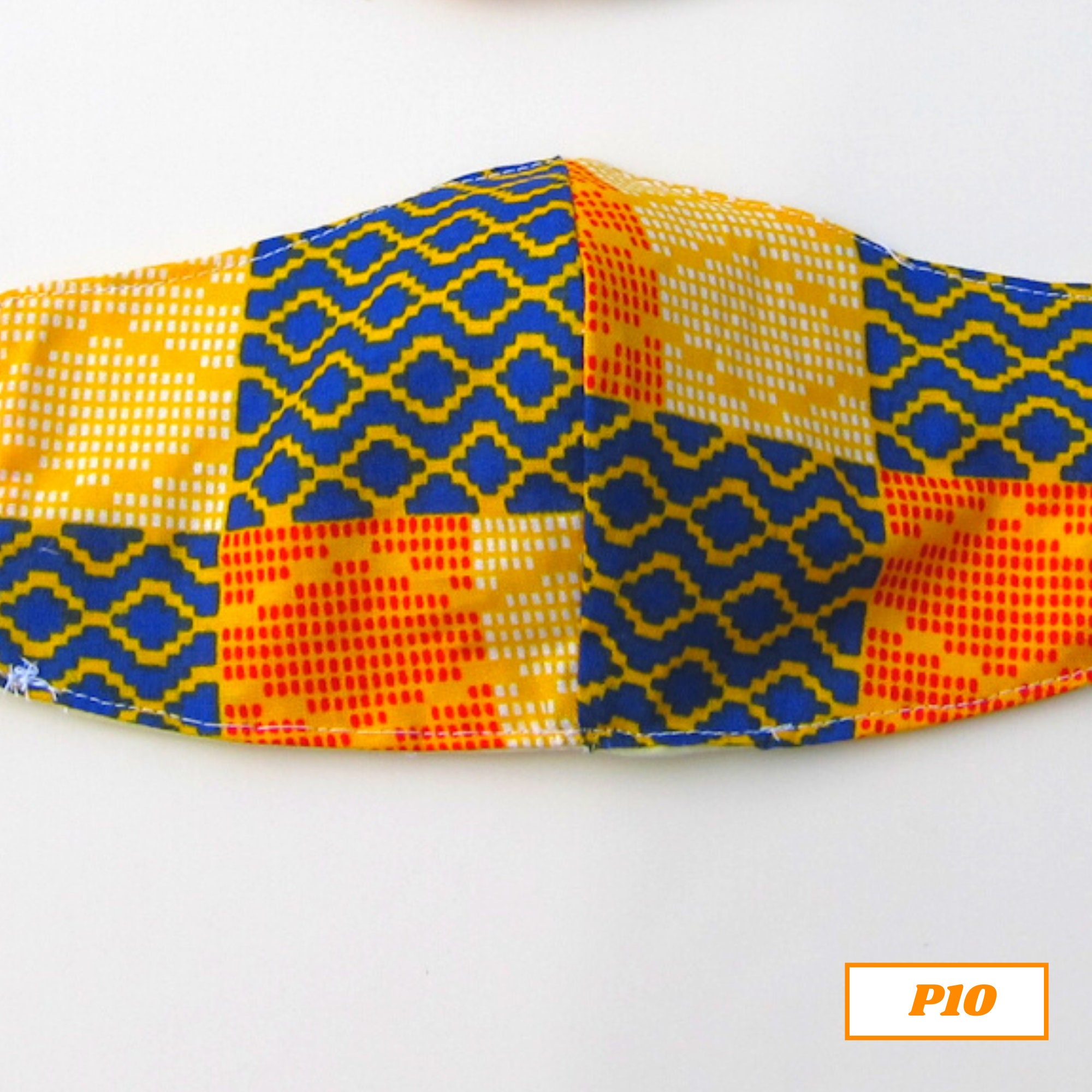 African Print Face Masks With Filter Pocket, Kente Print Face Mask ...