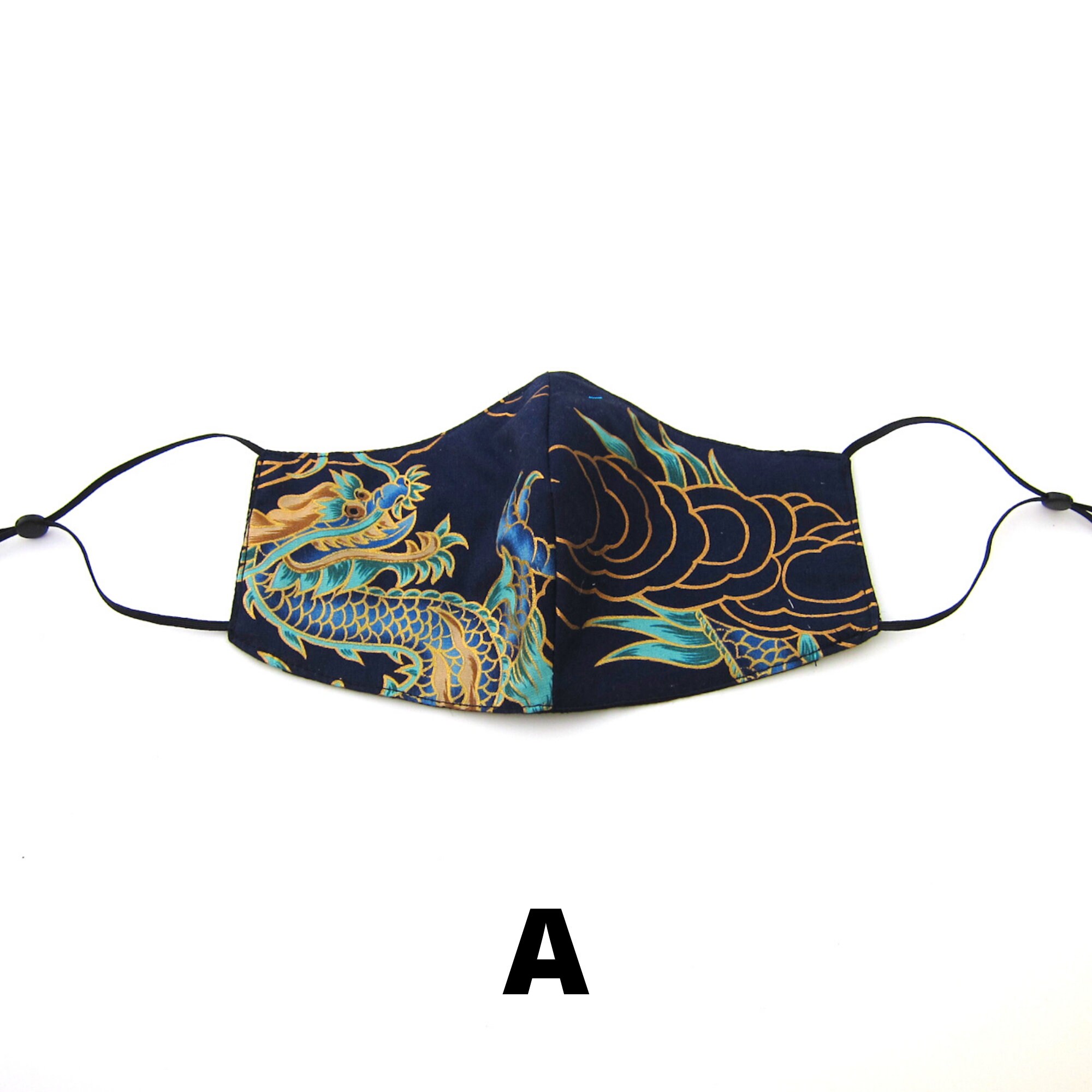 Dragon Face Masks, With Filter Pocket, Adjustable Ear Loops, and 3 ...