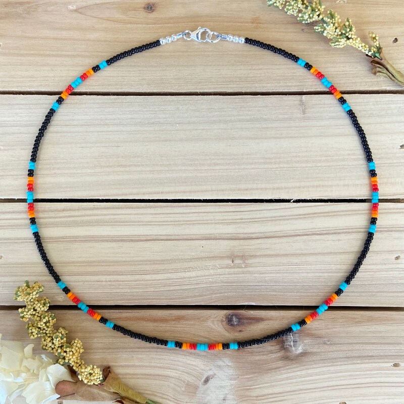 Seed Bead Necklace - Etsy
