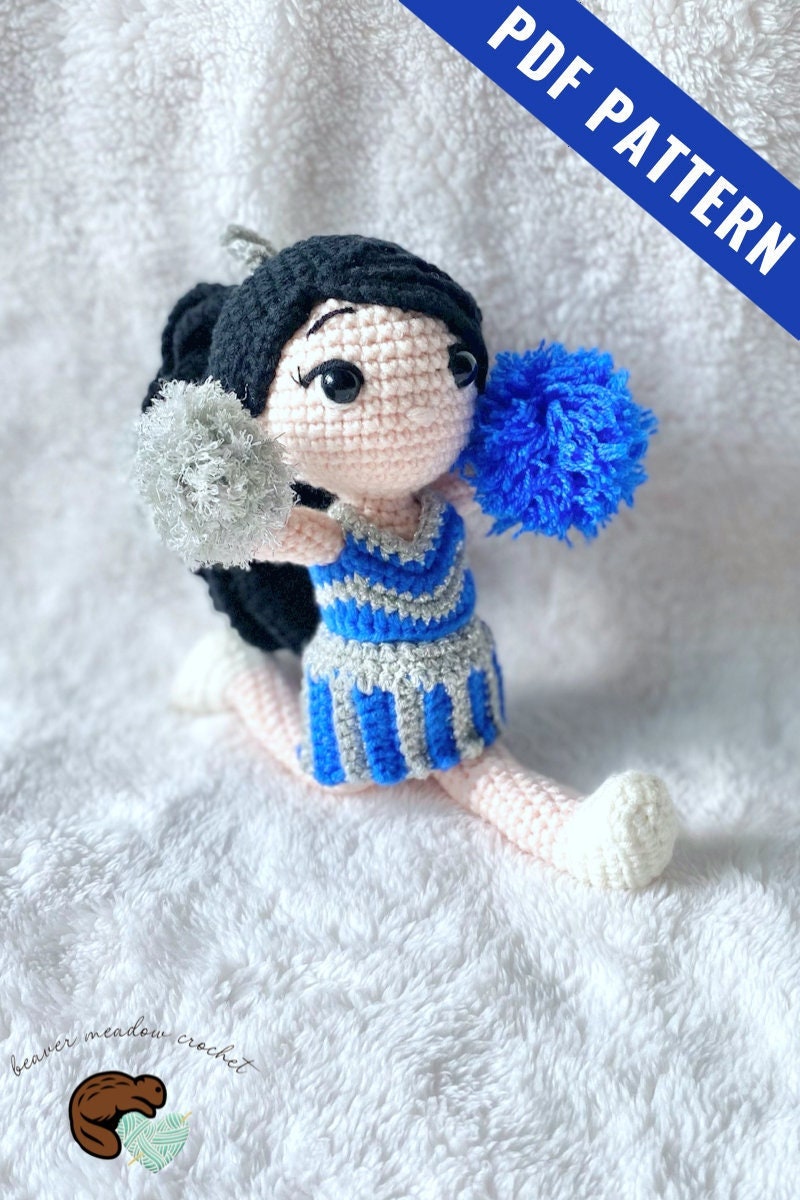 Crochet PATTERN Lia the Cheer Captain - Etsy