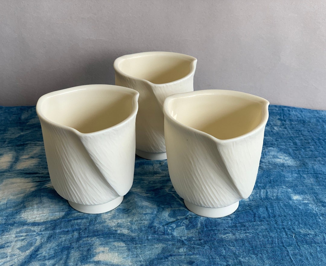 Porcelain “wave” Cup - Etsy