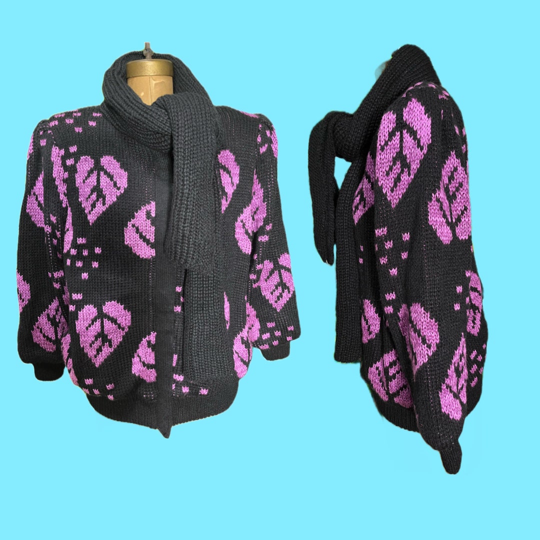 Baddies Get Cold Too 80s Hot Chick Bomber Jacket Knit Sweater Era ...
