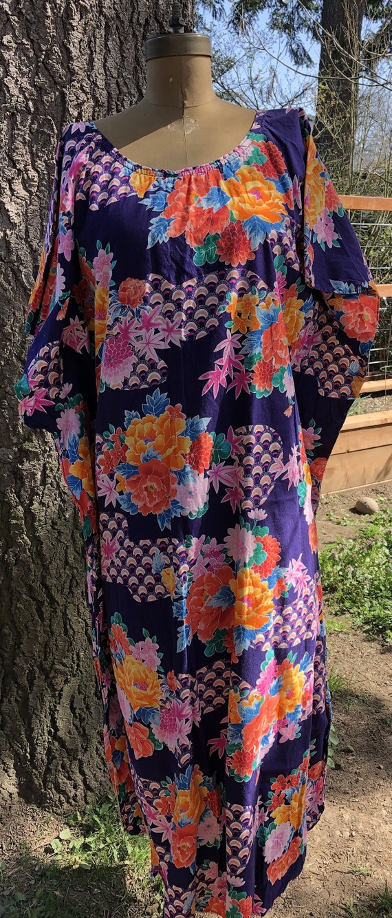 Empress Negroni Purple Maxi Dress MuuMuu - Gem