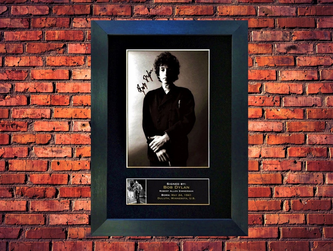Bob Dylan - Autographed Signed Photograph (museum Grade Reproduction) Professionally Mounted ...