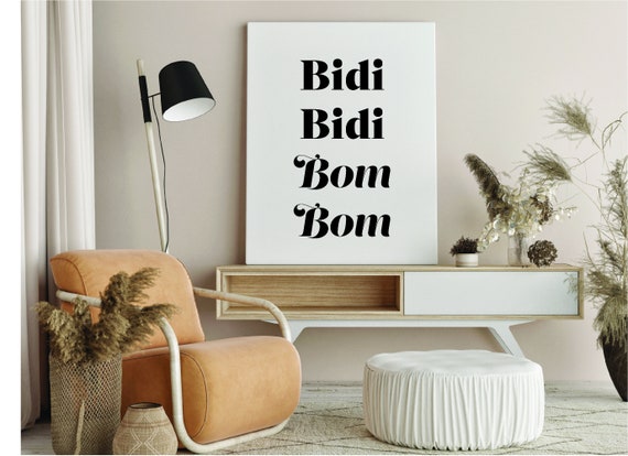 Bidi Bidi Bom Bom Selena Digital Poster Lyrics Poster | Etsy
