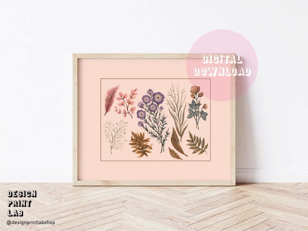 FALL Foliage - Printables Fall Flowers, Foliage / Neutral Colors - Etsy