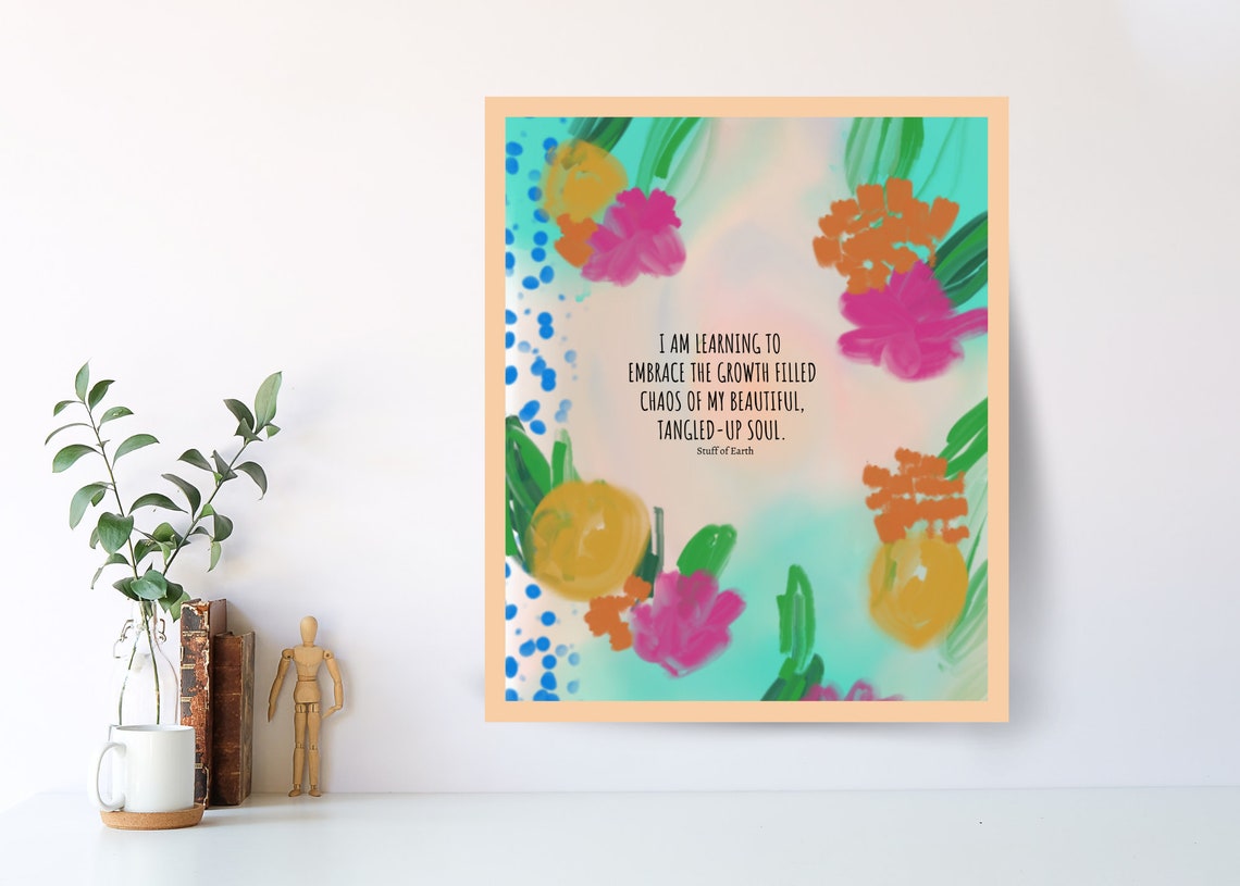 Beautiful Soul Wall Art, Christian Office Decor, Biblical Art ...