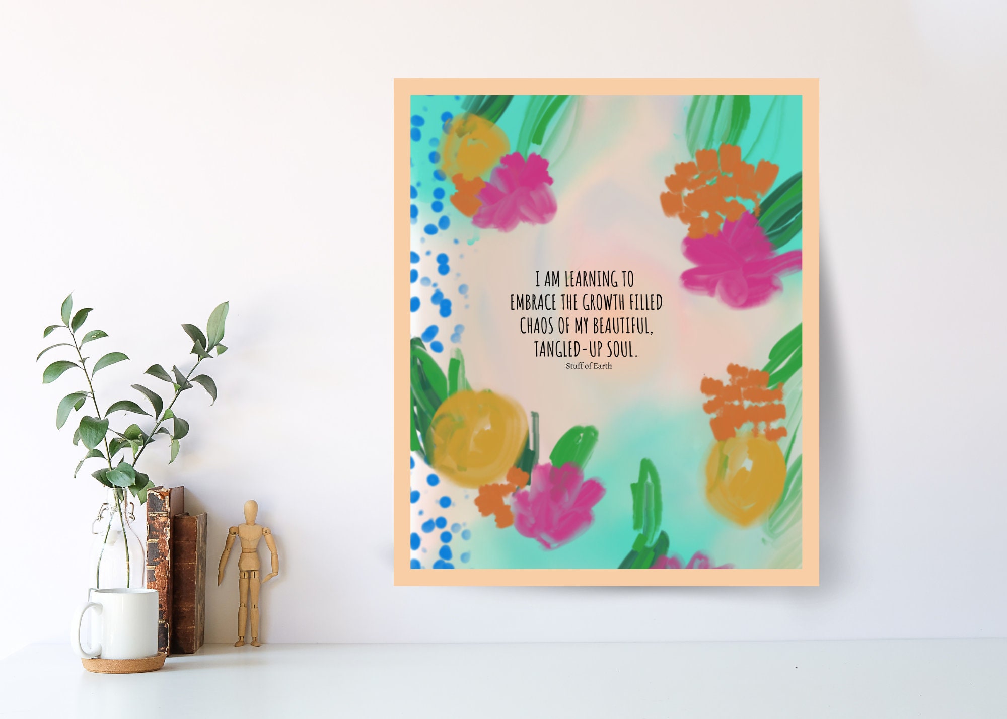 Beautiful Soul Wall Art, Christian Office Decor, Biblical Art ...
