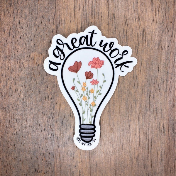 A Great Work Lds - Etsy