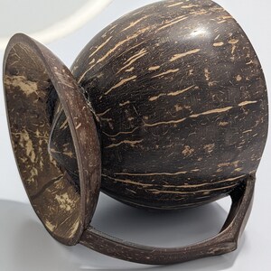 Wood Coffee Cup Coconut Shell Tea Mug Handcraft Party Pot Art - Etsy