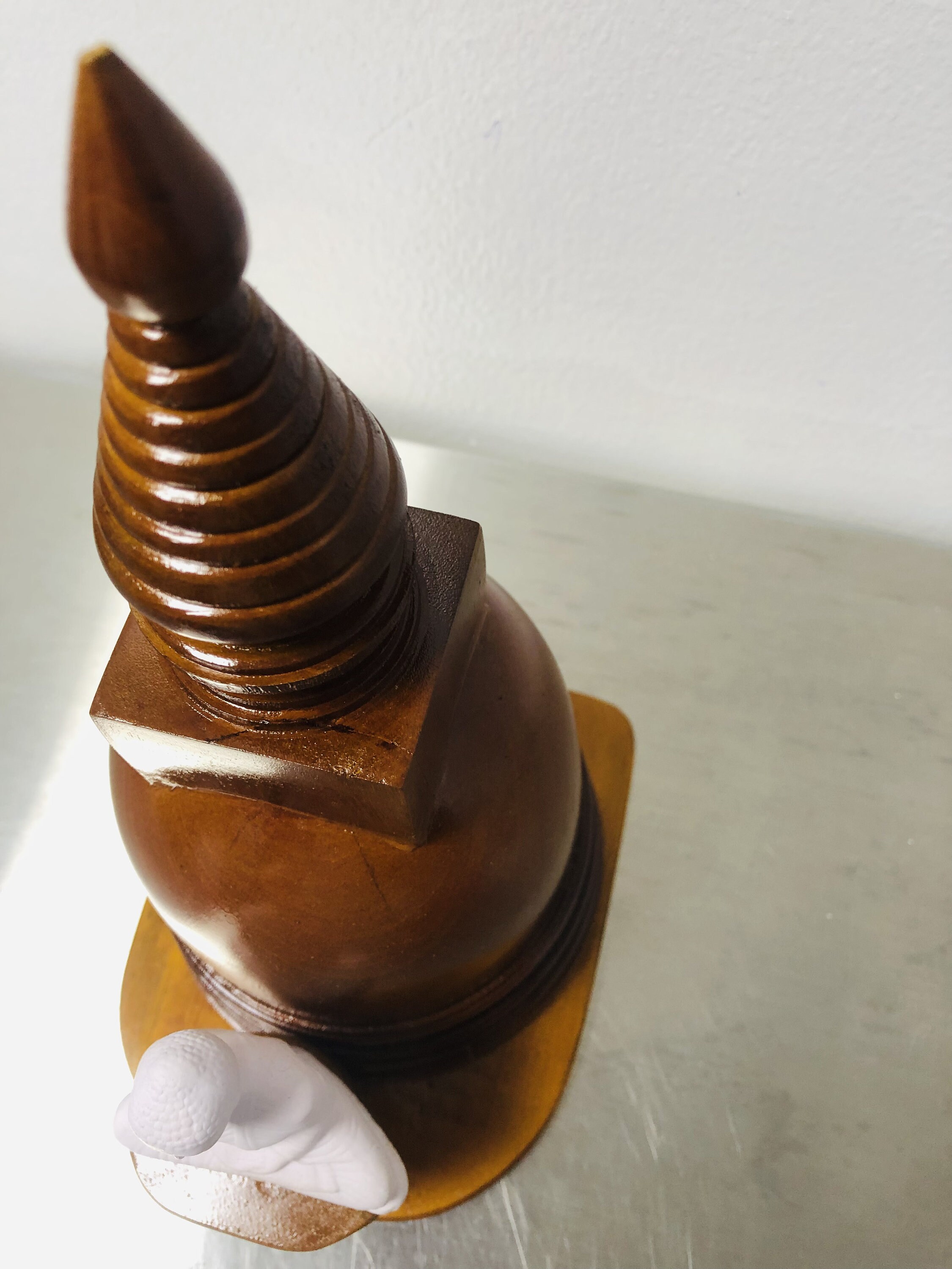 10.5inch Wood Sculpture Small Buddhist Statue Home Decoration ...