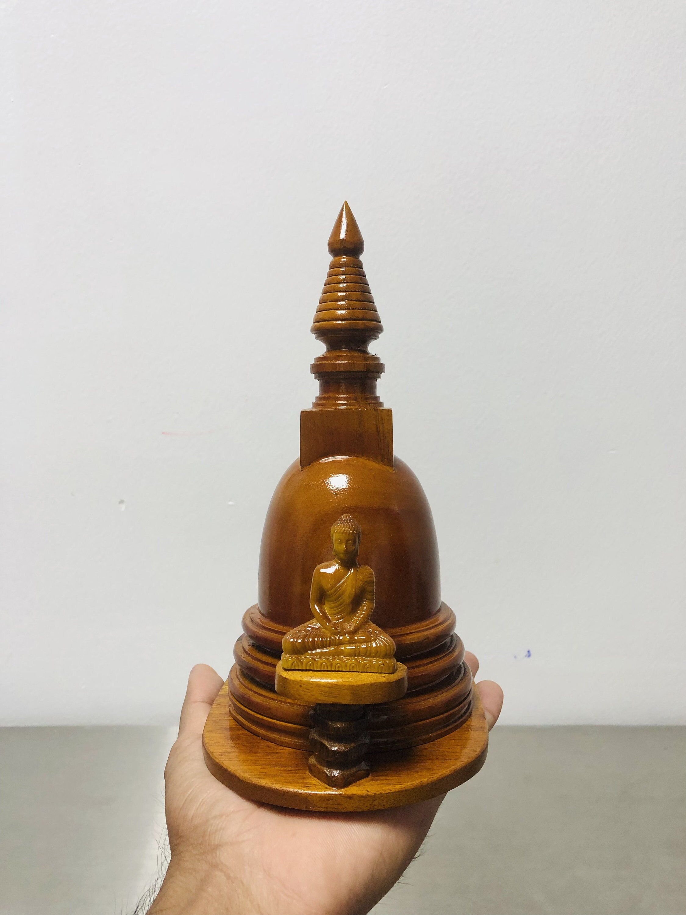 Gold 9 Inch Statue Gautama Buddha Meditation Sculpture Buddhism ...