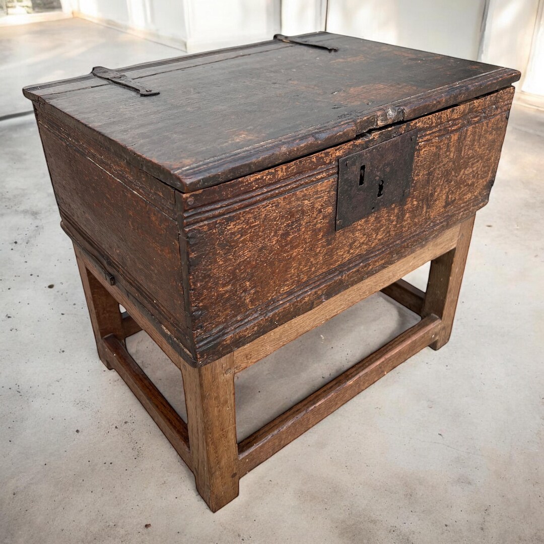 Antique 18th Century Oak Bible/ Storage Box - Etsy UK