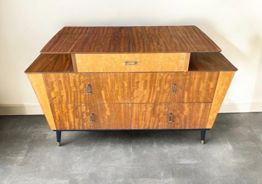 Mid Century Teak Dressing Table by Lebus . Delivery Included - Etsy
