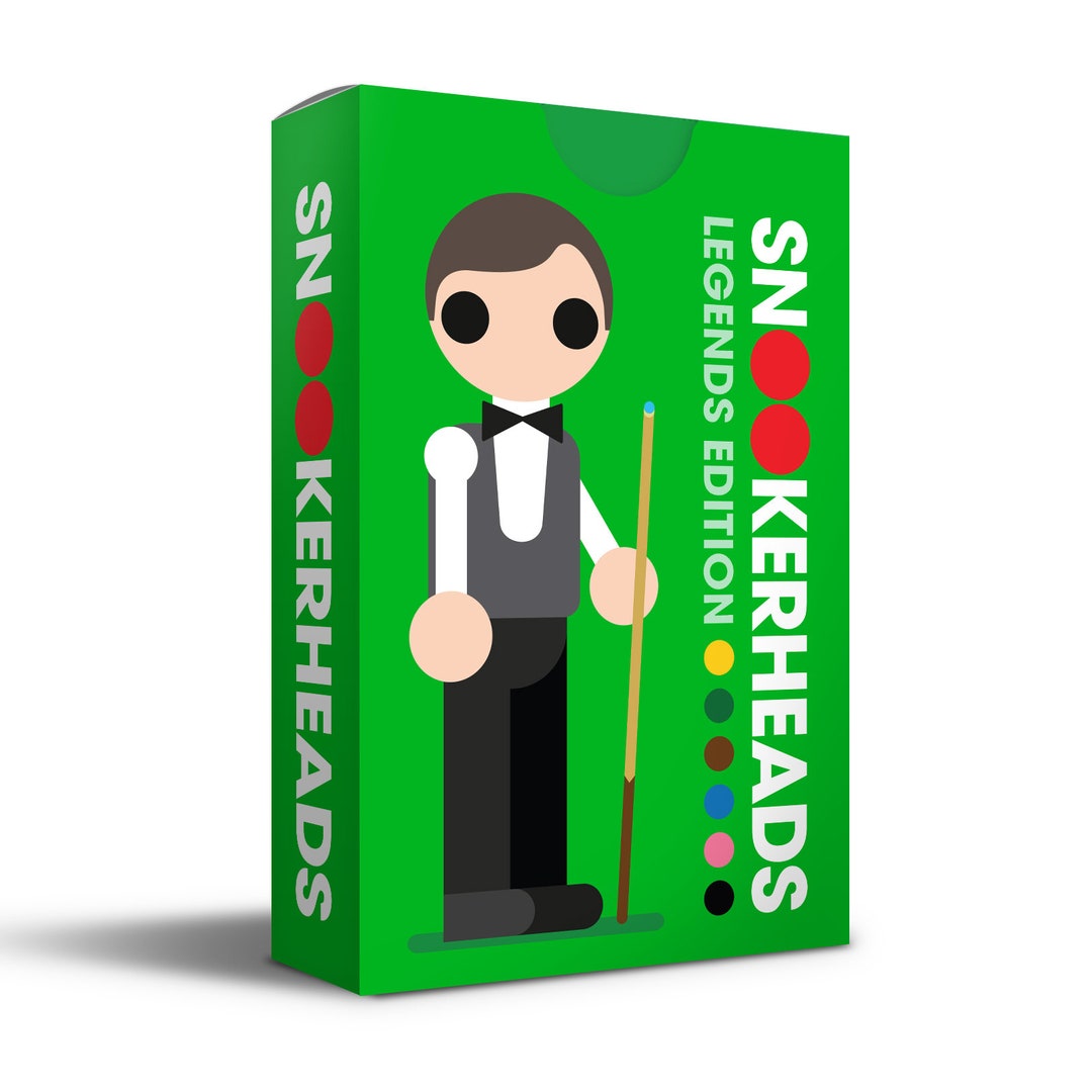 Snookerheads Legends Edition (snooker Trump Card Game - Snooker Cards ...