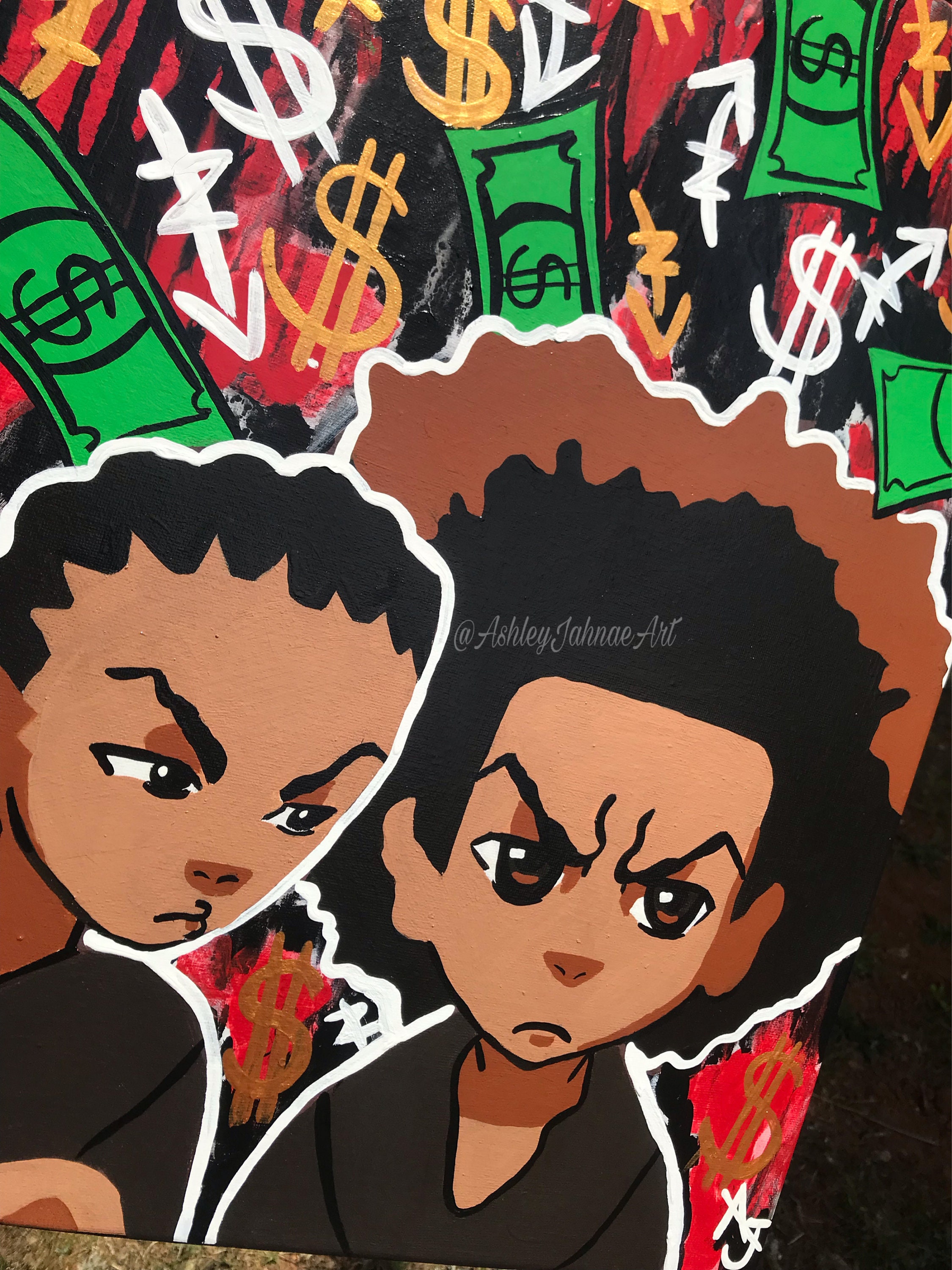 Huey And Riley Freeman Drawing