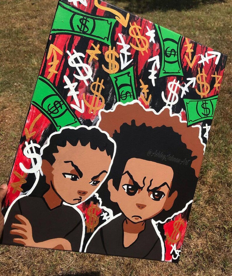 Riley and Huey Freeman Acrylic Painting. - Etsy