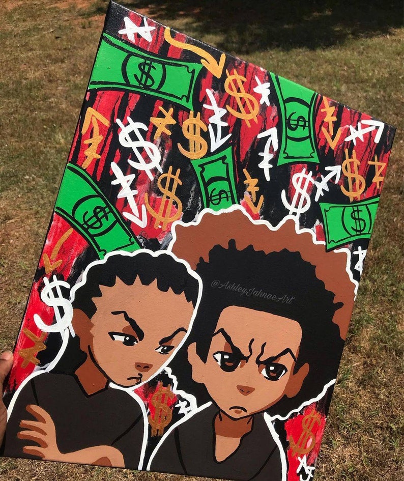 Riley and Huey Freeman Acrylic Painting. - Etsy