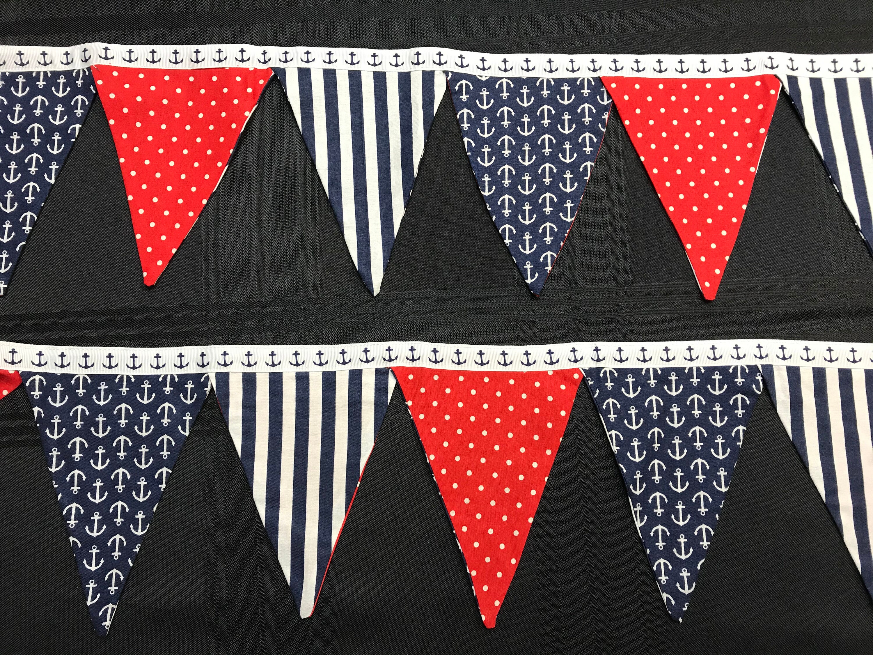 Nautical Themed Banner 7FT long with 6 in. Flags | Etsy