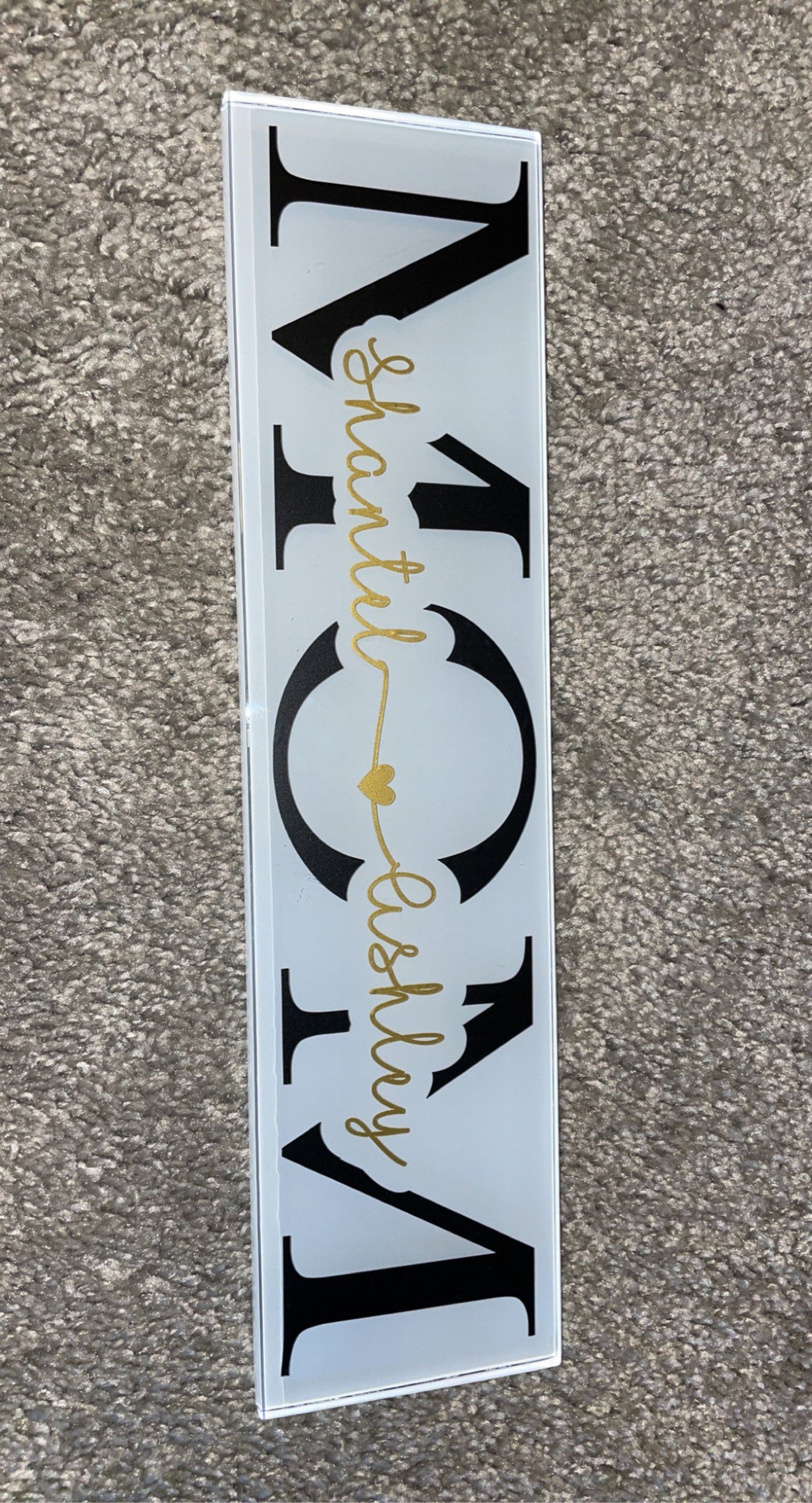 Glass Tile Plaque With Stand, Mom Holiday Gift, Mothers Day Tile ...