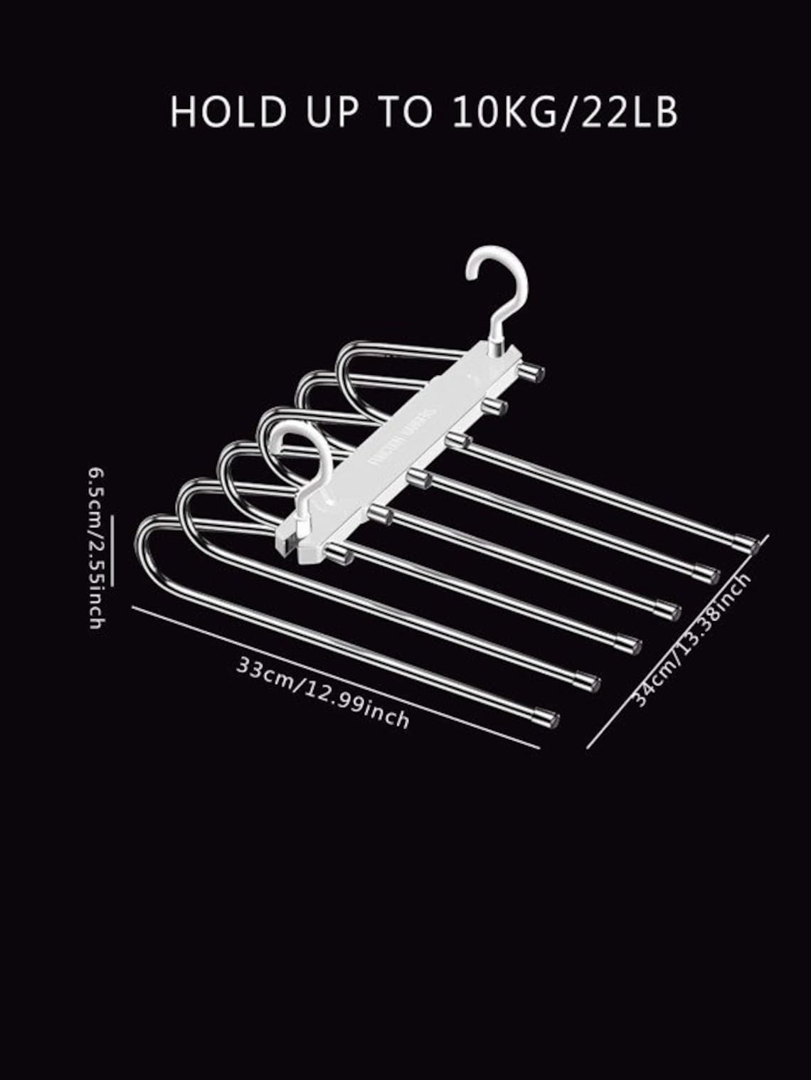 Space Saving Pants Hangers Multifunctional Pant Hangers Pants Organizer ...