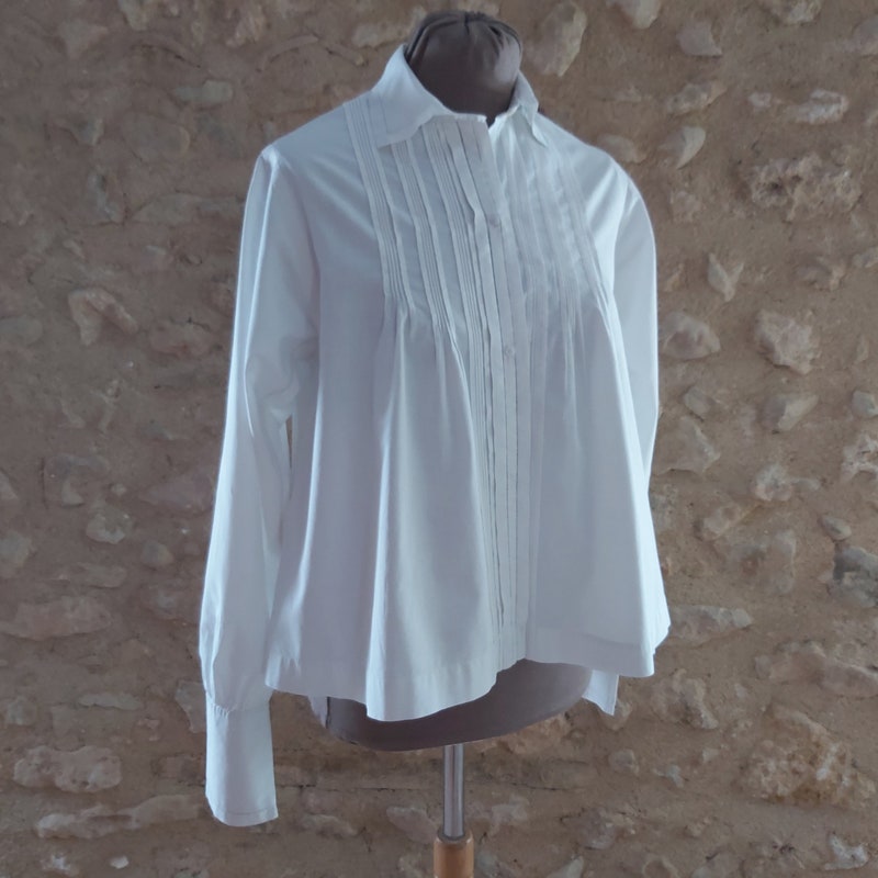 Pintuck Blouse - Etsy