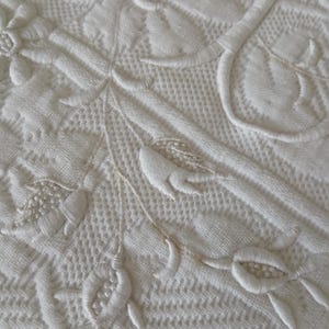 A Huge Antique French Marcella White Cotton Provençal Trousseau ...