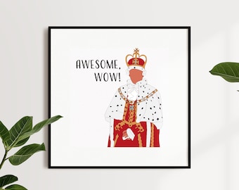 Awesome Wow SVG Hamilton Poster - Etsy