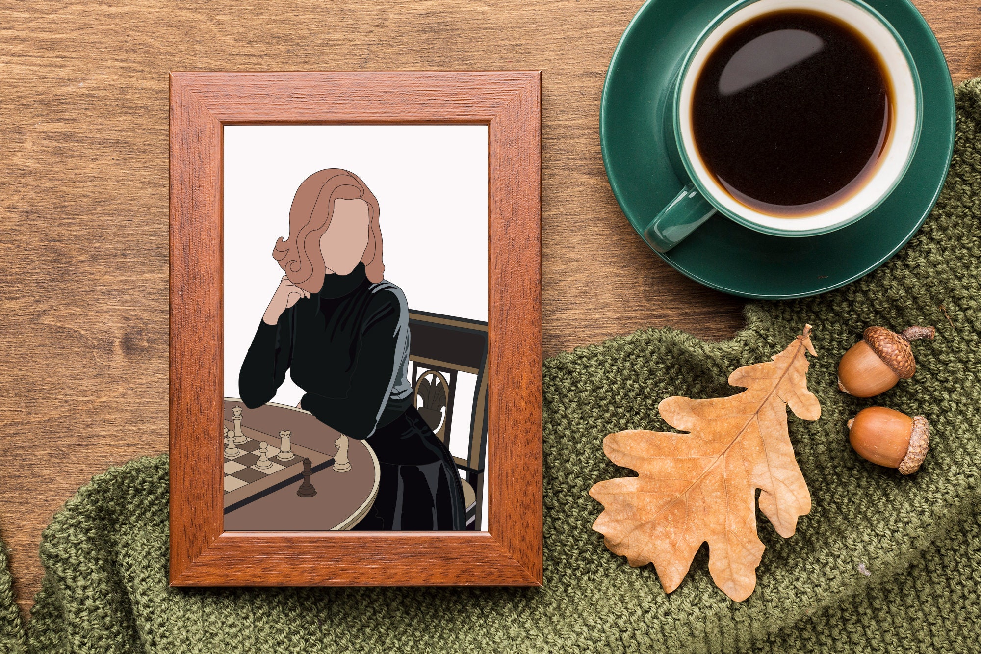 The Queen's Gambit SVG | Beth Harmon Printable | Chess Prodigy Instant ...