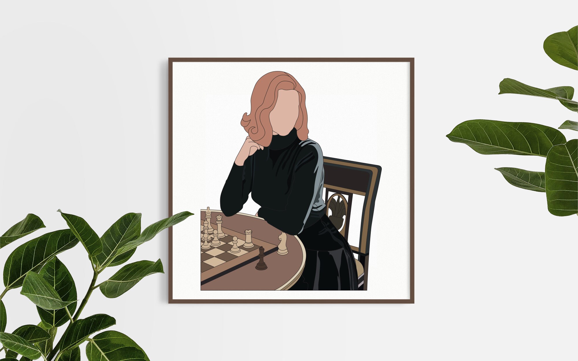 The Queen's Gambit SVG | Beth Harmon Printable | Chess Prodigy Instant ...