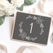 Wedding Table Numbers SVG Digital Download | Wedding Marriage Table ...
