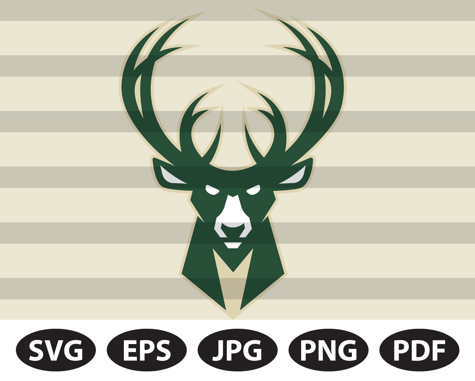 Milwaukee Bucks Logo Svg MIL Bucks NBA Logo für Cricut | Etsy