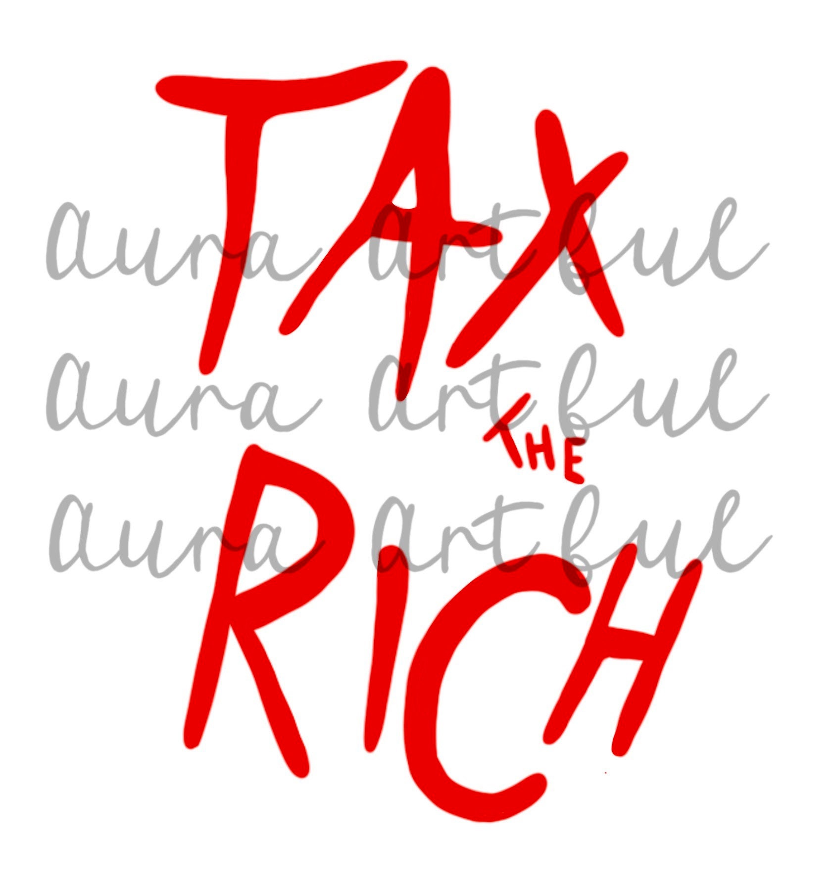 Tax the Rich AOC Inspired SVG - Etsy