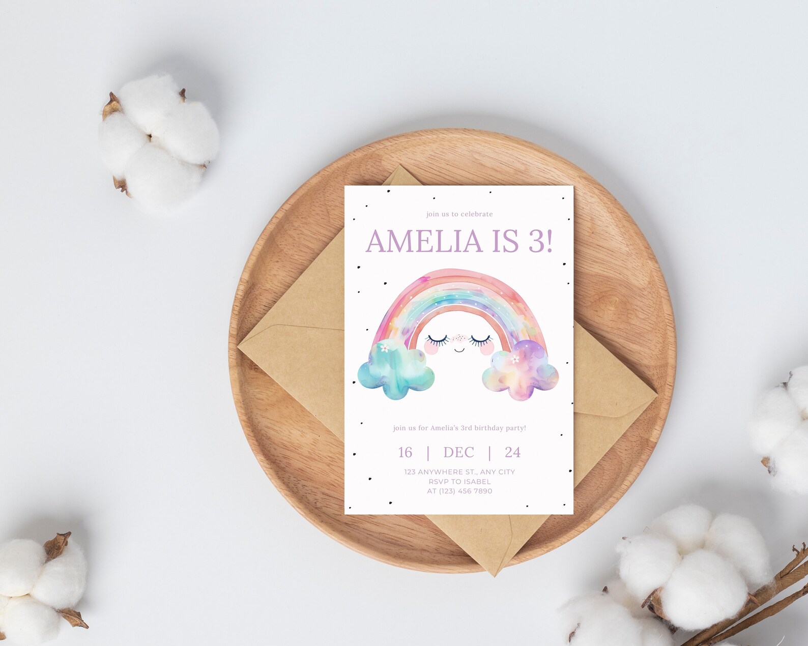 Rainbow Clipart Bundle Watercolor Rainbows Clipart Birthday Clipart ...