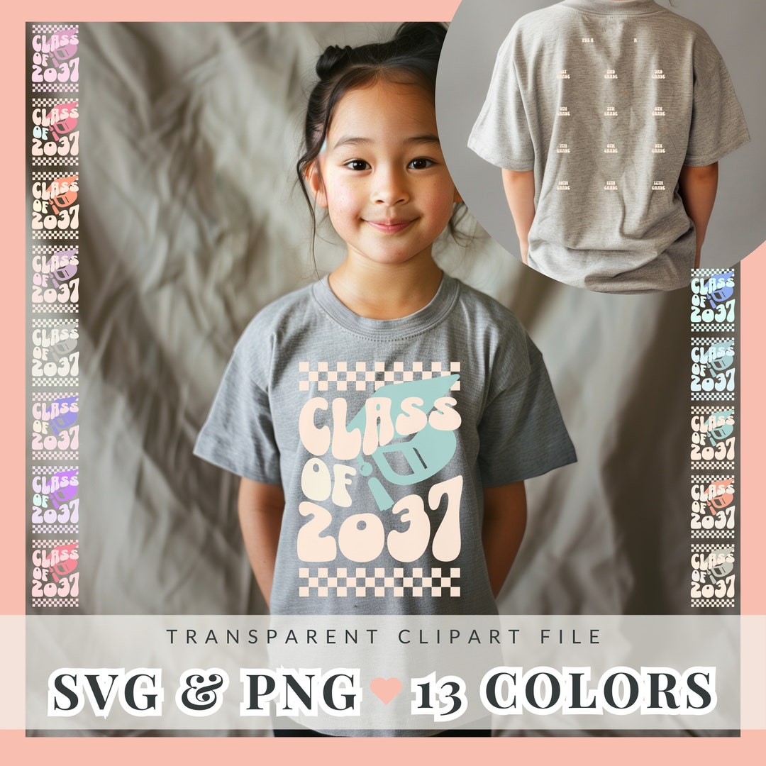 Class of 2037 Handprint SVG, Class of 2037 Grow With Me SVG, Class of ...