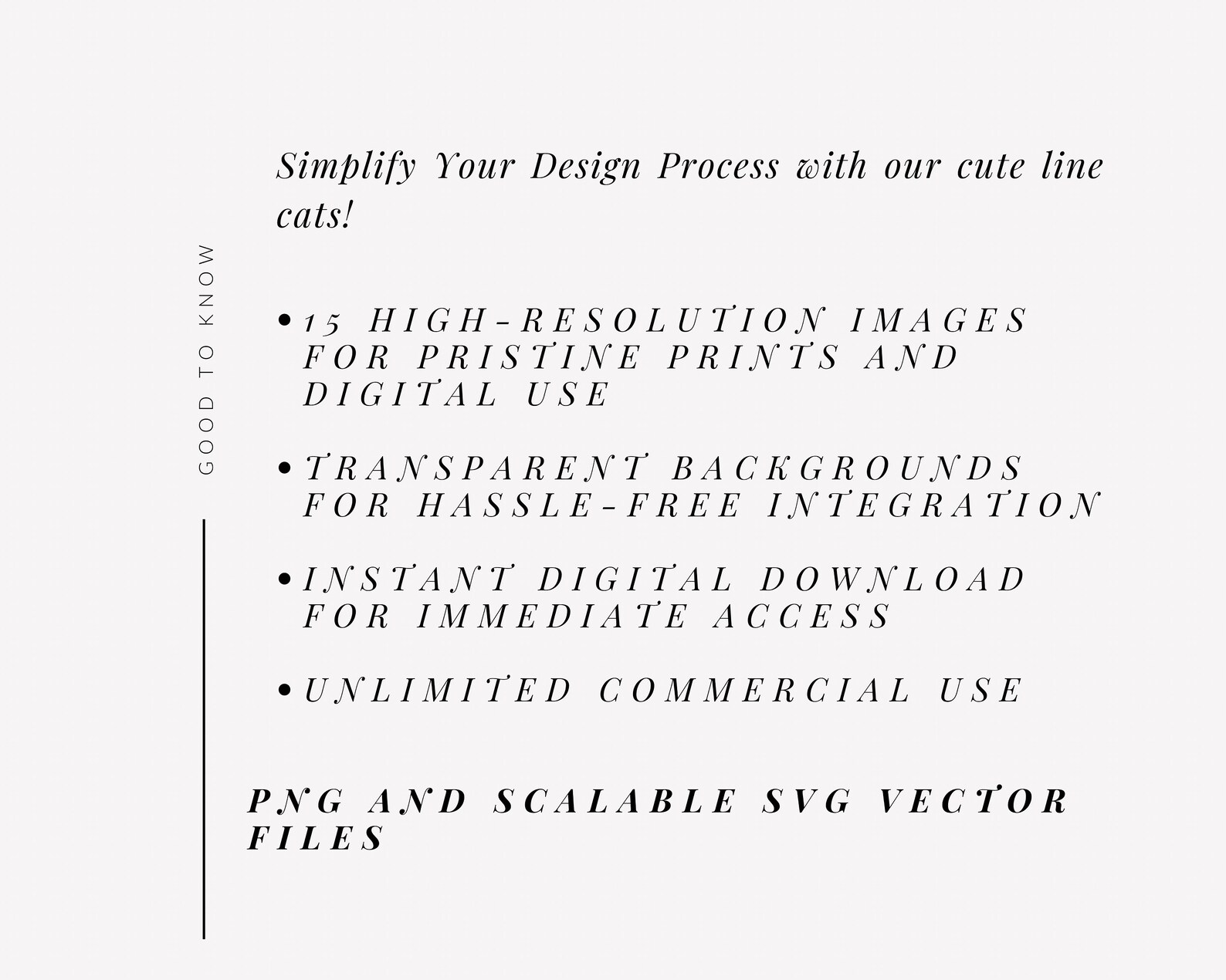 Cats Line Art SVG Bundle Cut Files, Minimalist Cat Clip Art, Black and ...