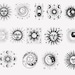Sun SVG, Celestial SVG, Witchcraft Svg, Svg Files, Wicca Svg, Magic Svg ...