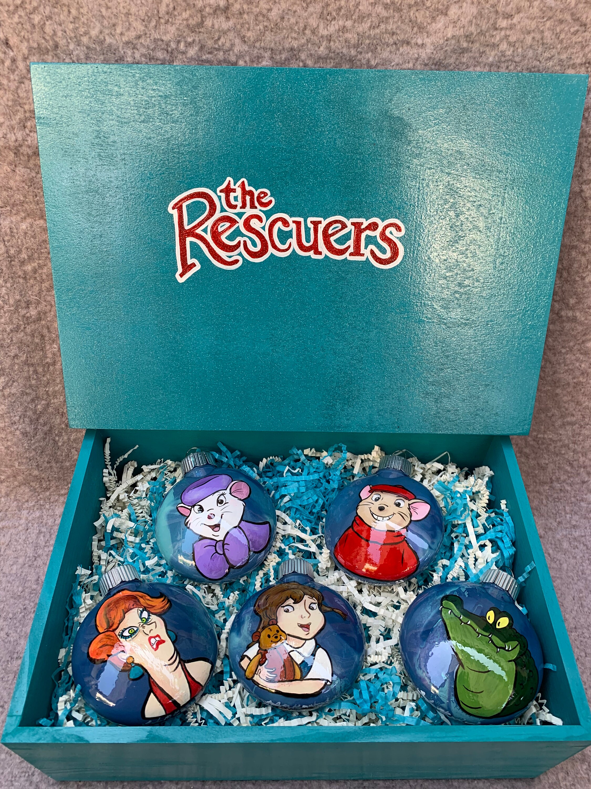 The Rescuers Ornament Set - Etsy