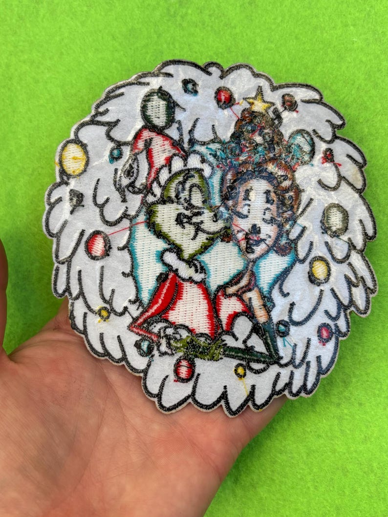 The Grinch & Martha Patch - Etsy