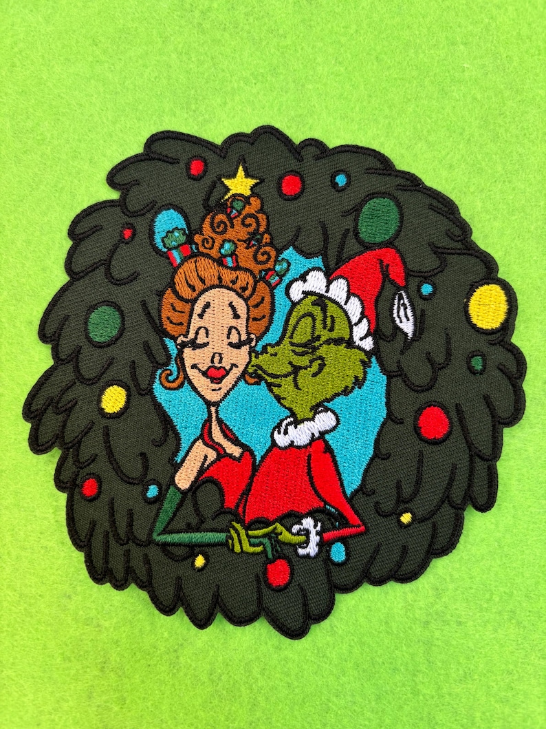 The Grinch & Martha Patch - Etsy