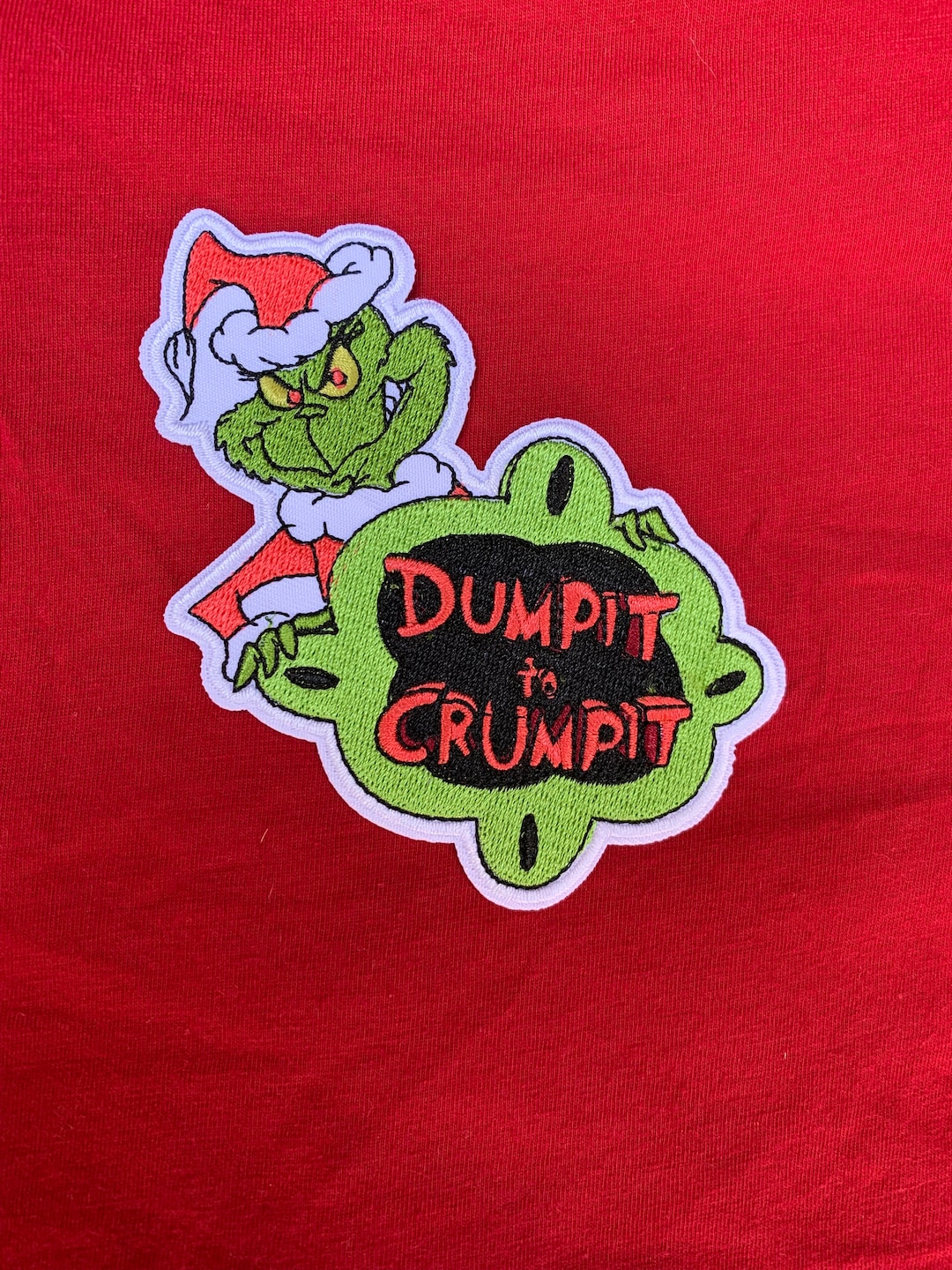 The Grinch Dumpit to Crumpit Patch - Etsy