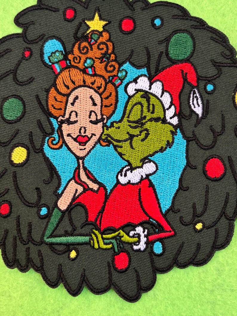 The Grinch & Martha Patch - Etsy