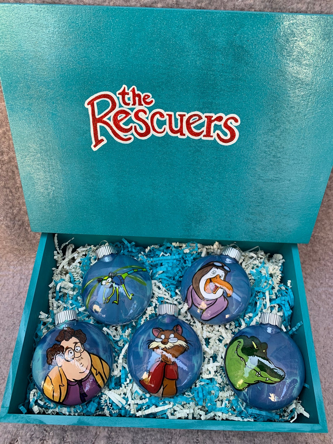 The Rescuers Ornament Set - Etsy