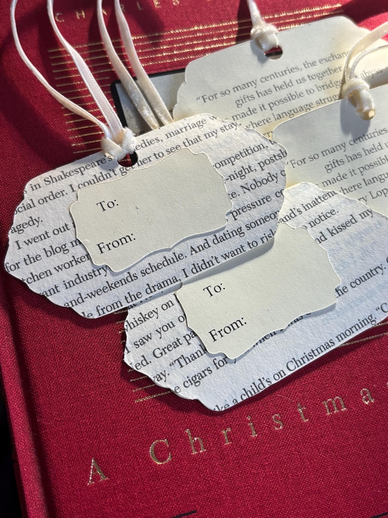 Literary Book Quote Gift Tags (set of 12) - Etsy