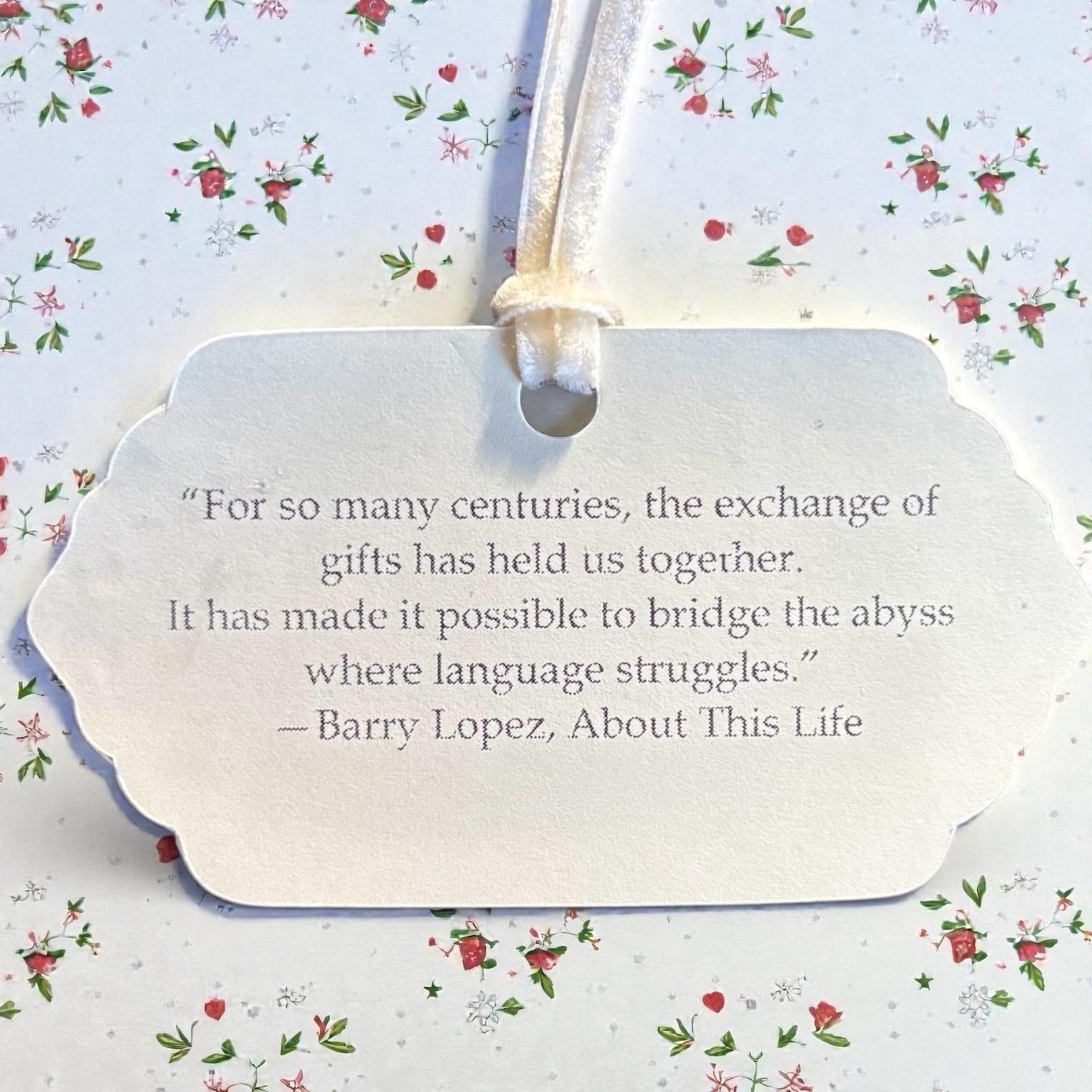 Literary Book Quote Gift Tags (set of 12) - Etsy