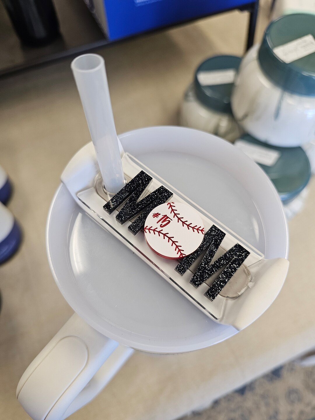 Baseball Mom Stanley Topper Personalized With Jersey Number - Etsy