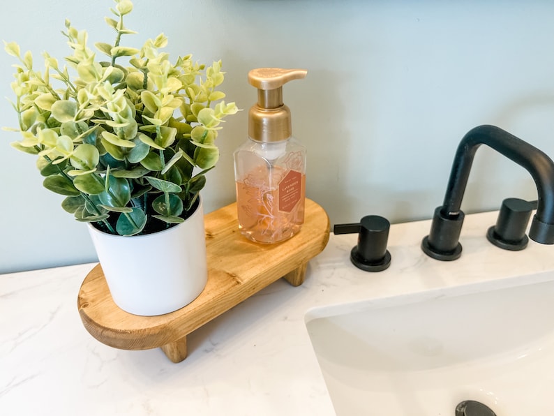 Rectangular Wooden Counter Riser Bathroom Vanity Riser - Etsy