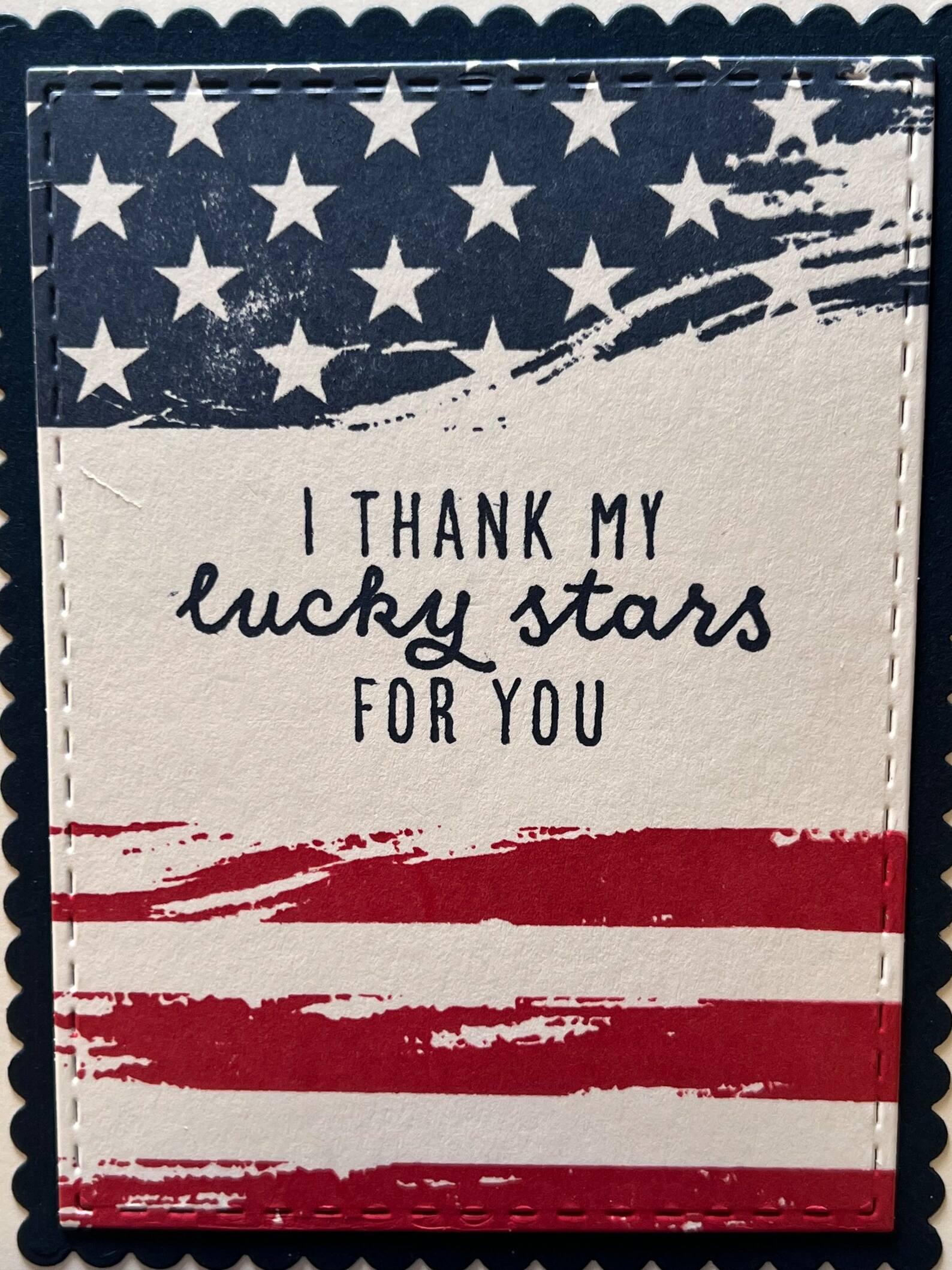 Handmade MILITARY SERVICE Card - Thank You for Your Service, Military ...